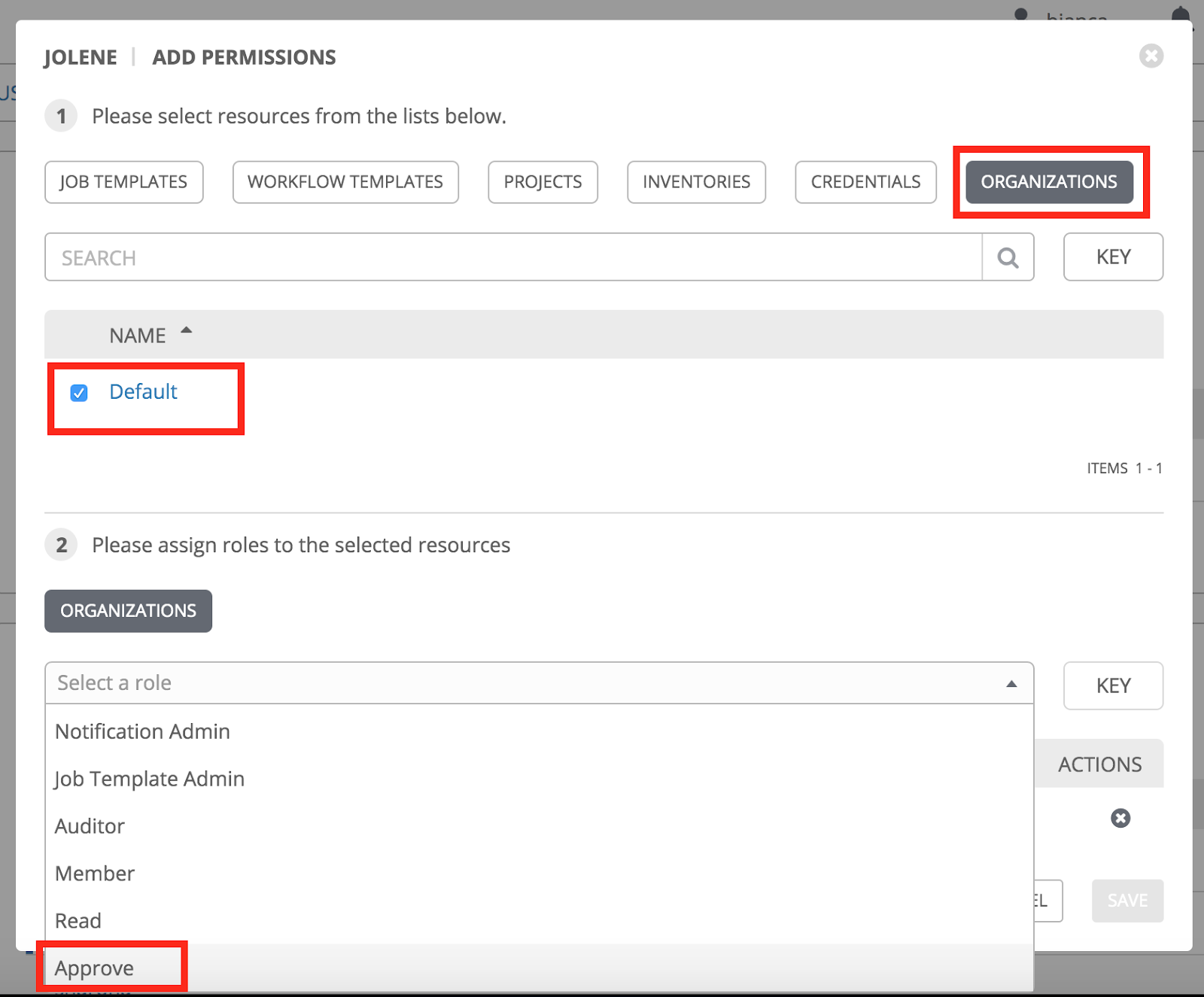 How to add approval steps to Ansible Tower workflows